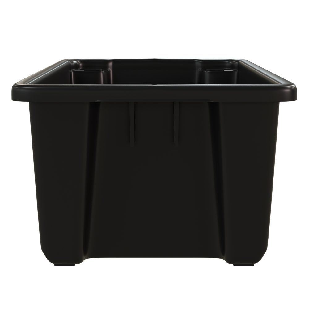 Handy Storage 30L Black Heavy Duty Storage Crate – Handy Products